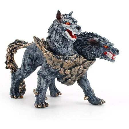 Two-headed Eldrador Creatures Hellhound Toys Action Figurines Mythical ...