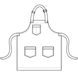 Chef Code 34" Long Denim Apron with Adjustable Neck - Walmart.com