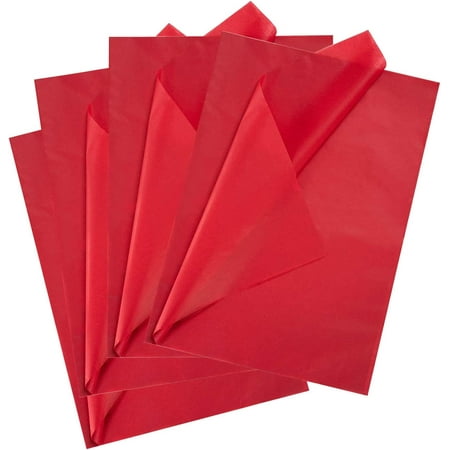 XBRW Red Tissue Paper Gift Wrapping Paper for DIY Art Craft Decoration ...