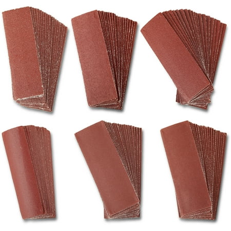 SPEEDWOX 120 PCS Micro Sander Kit 3.5 x 1.2 Inch Sand Paper Set 20 ...