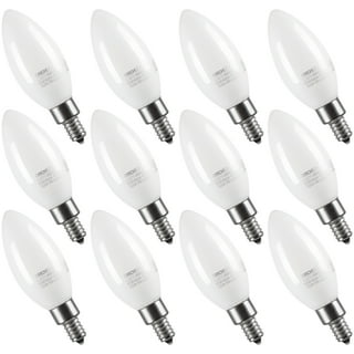 12-Pack LED Replacement Light Bulbs for Electric Candle Lamps, Window ...