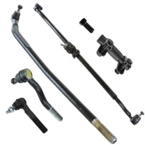 TRQ Front Inner Outer Tie Rod End Drag Link Steering Set 4pc for Ram ...