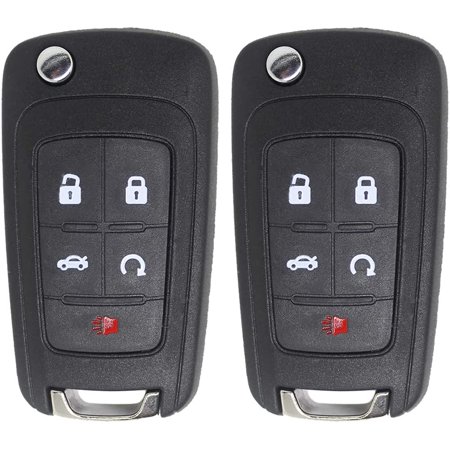 Qianli For Chevrolet Remote Control Car Key 5 Buttons 433mhz ID46 Chip ...