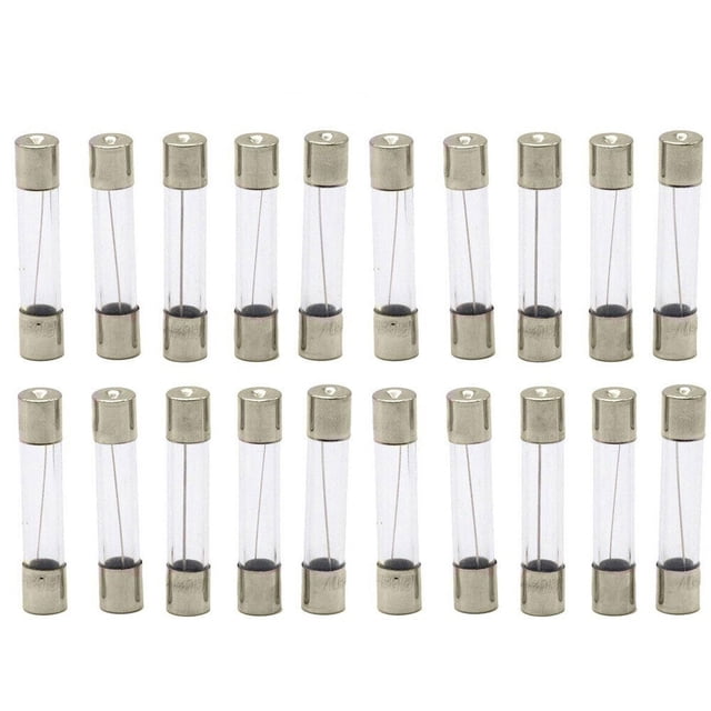 20/80PCS 10A 250V Slow Blow Fuse Glass Tube 10 Amp Time Delay Fuse ...