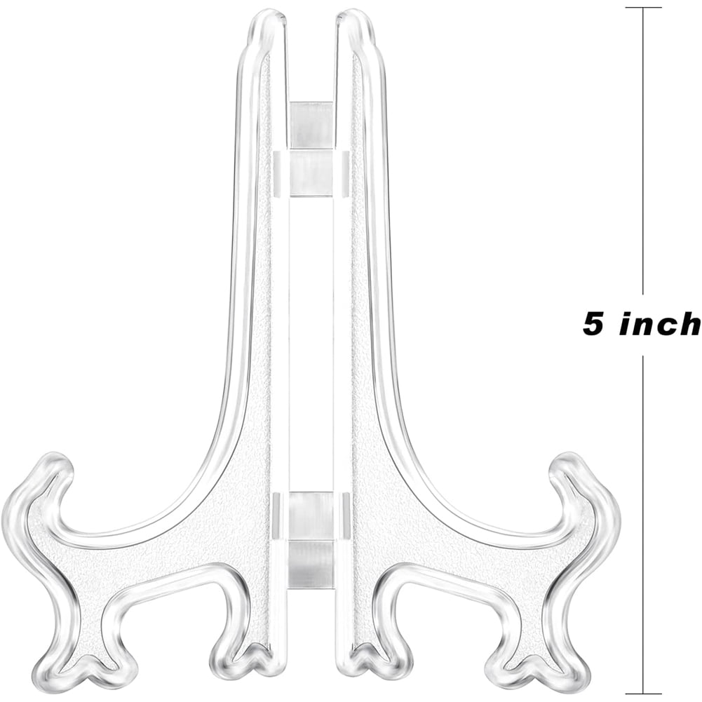 Click here for Unbranded 24 Pieces Plastic Easel Plate Display St... prices