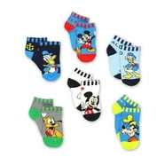 Mickey Mouse Toddler Boys 5 Pack Crew Style Socks Set MK522 - Walmart.com