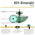 MR Direct 601 Emerald Vessel Sink Ensemble with an Antique Bronze ...