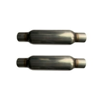 Pypes Performance Exhaust MVR200S M-80 Series Muffler; 2.5 in. Round ...