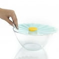 Charles Viancin Daisy Lid Large Aqua 11 inch Silicone Multi-Purpose ...