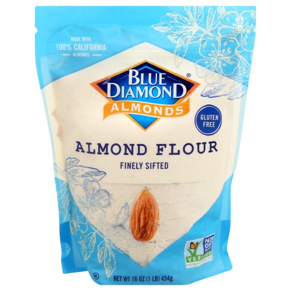 Blue Diamond 2488872 16 oz Gluten Free Almond Flour, Case of 4 ...