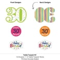 Big Dot of Happiness 30th Birthday - Cheerful Happy Birthday - Colorful ...