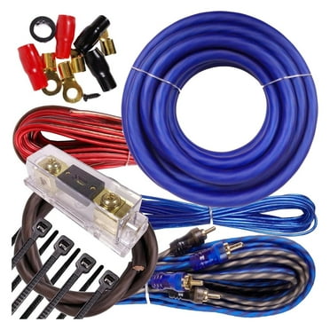 Complete 4 Gauge Car Amplifier Installation Wiring Kit Amp - Walmart.com
