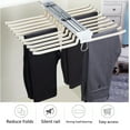 Bimiti 23.4x18x5.7 inch Closet Organizer, Pull Out Trousers Rack, 22 ...