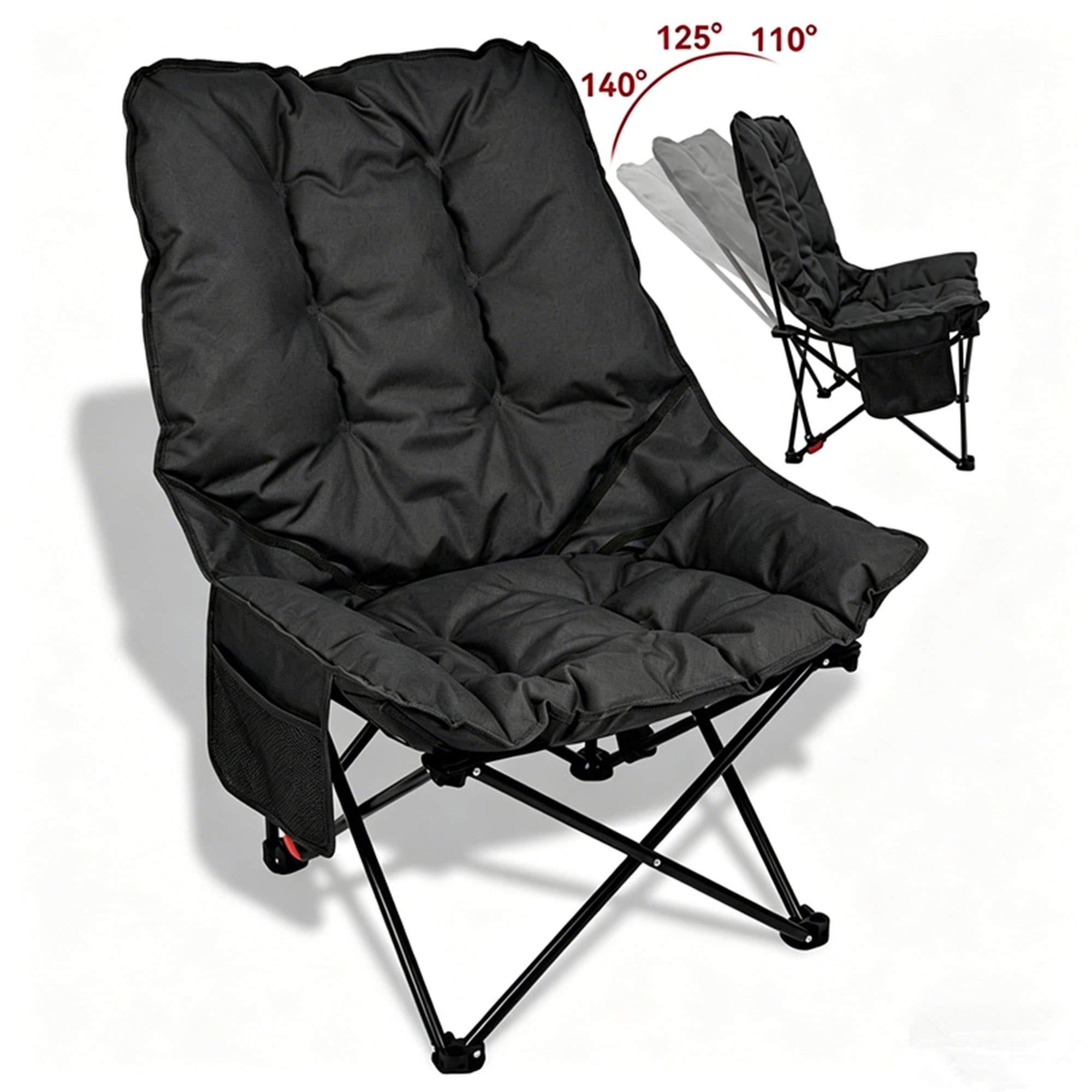 Click here for Phat! Wide Camping Chair With Backrest Adjustment... prices