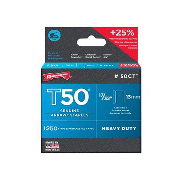 Arrow Fastener 7510S 5/8" T75 Staples 1000 Per Pack - Walmart.com