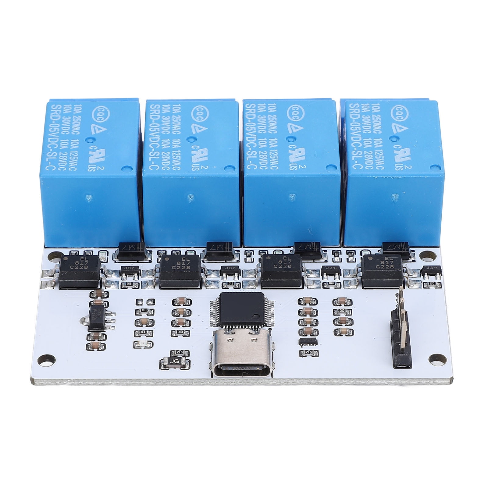 Módulo USB A 340, Módulo De Relé De Control En Serie De 4 Canales Con ...