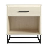 Novogratz Kelly Nightstand, Ivory Oak - Walmart.com