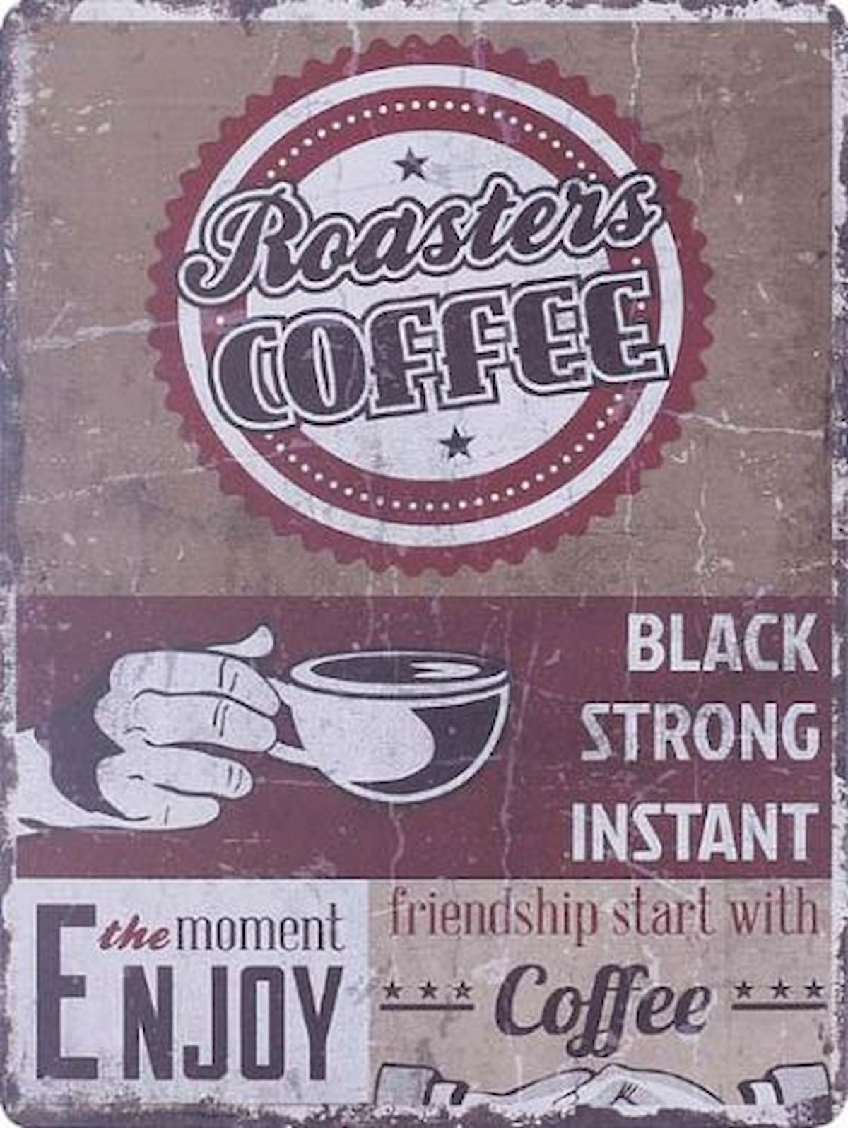 Roasters Coffee Metal Sign - Walmart.com