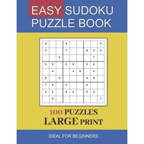 Sudoku Puzzle Book For Adults: 100 Large Print Medium Puzzles for ...