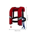 High Performance Nylon Composite Material Automatic Inflatable Life Jacket Swim Buoy With