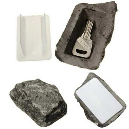 Fake Rock Stone Hide A Key Box Outdoor Hidden Safe Stash Storage Case ...
