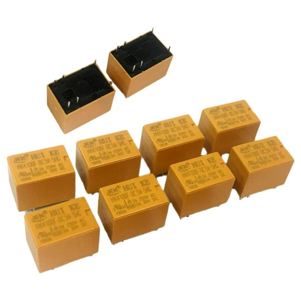10 Pieces Relay 6 Pin HK4100F-DC12V-SHG /12/24V For - Walmart.ca