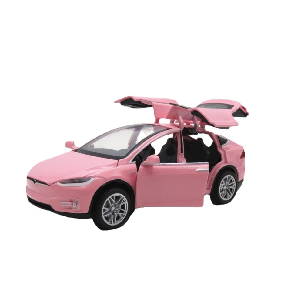 Model X Toy Car, 1:32 Zinc Alloy Diecast Car Toys for Kids, Pull Back ...