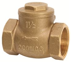 Rwv Brass Swing Check Valve T Pattern With Threaded Ends, 1-1/2 In ...