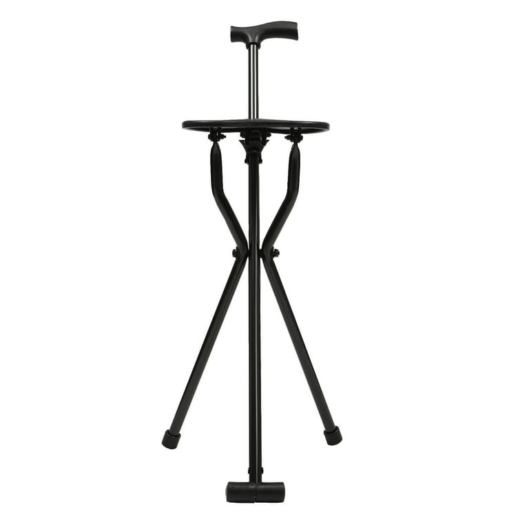 Wuzstar Aluminum Alloy Cane Seat 2in1 Folding Walking Stick Wuzstar Aluminum Alloy Cane Seat 2in1 Folding Walking Stick
