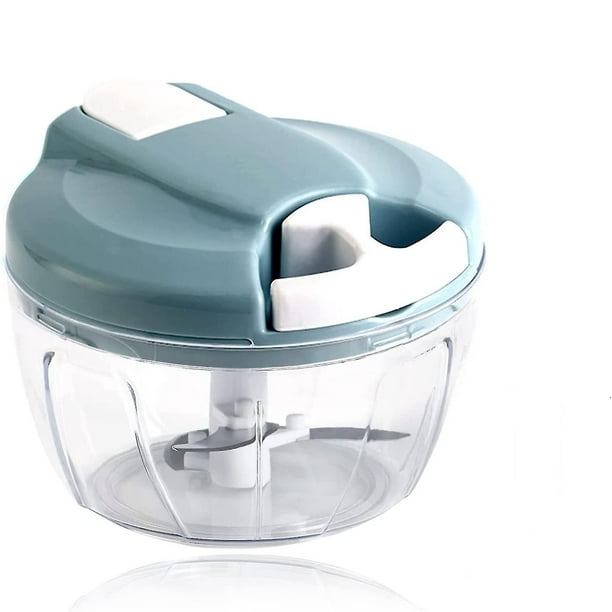 500 Ml Onion Chopper With 3 Stainless Steel Blades Vegetable Cutter And ...