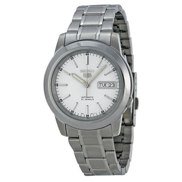 Seiko 5 Automatic Grey Dial Stainless Steel Men's Watch SNKL19 ...