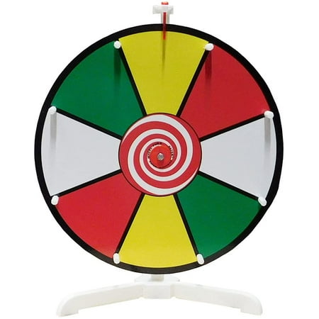 Spinning Prize Wheel 12” Color Face Dry Erase Spin Wheel with Classic ...