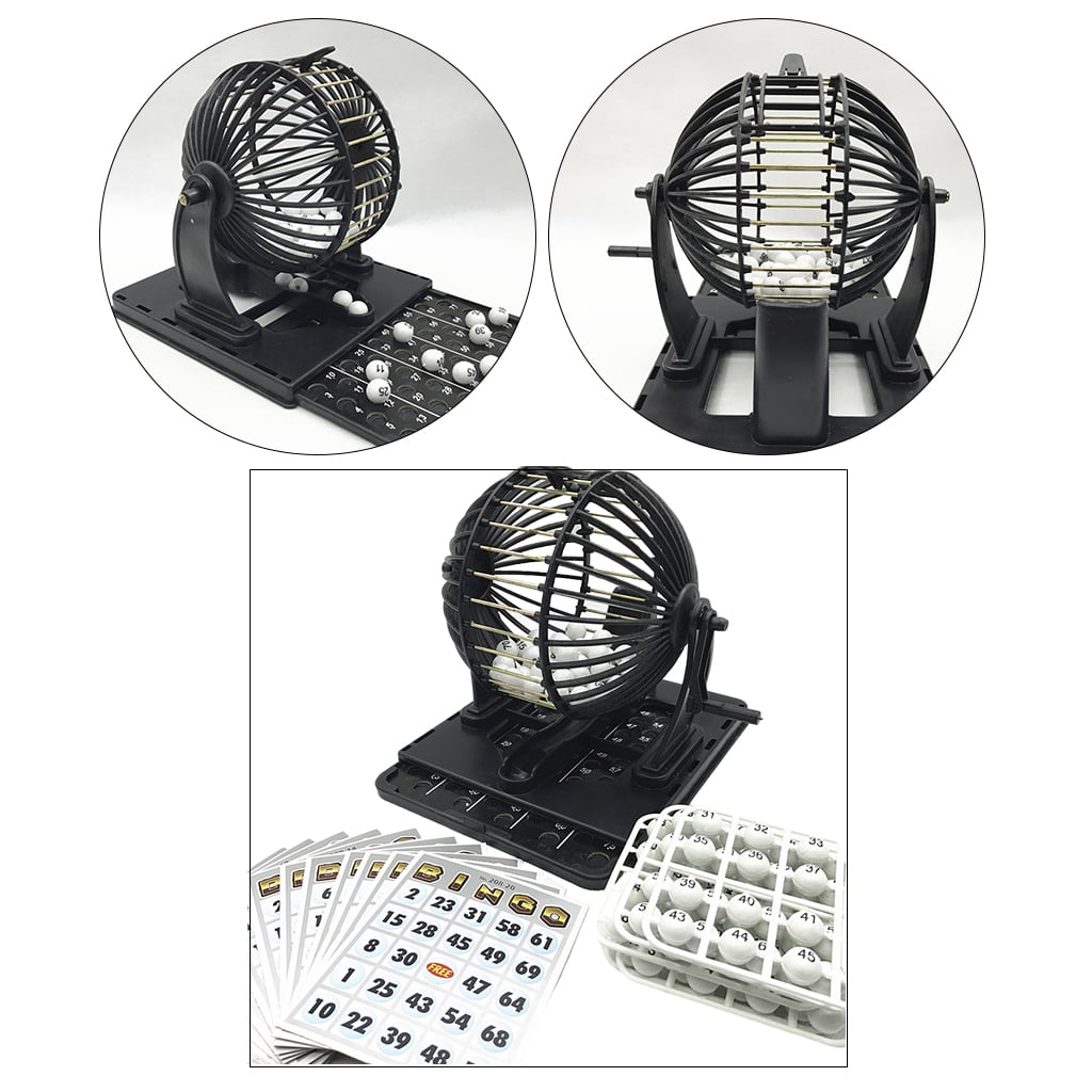 Buy Bingo Lotto Machine Bingo Chips for Friend Entertainment Table Draw ...