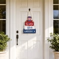 Bomd Independence Day America Patriotic Wooden Hanging Sign, Vintage ...