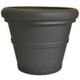 Tusco Products RR30BK Rolled Rim Garden Pot, 30-Inch, Black - Walmart.com