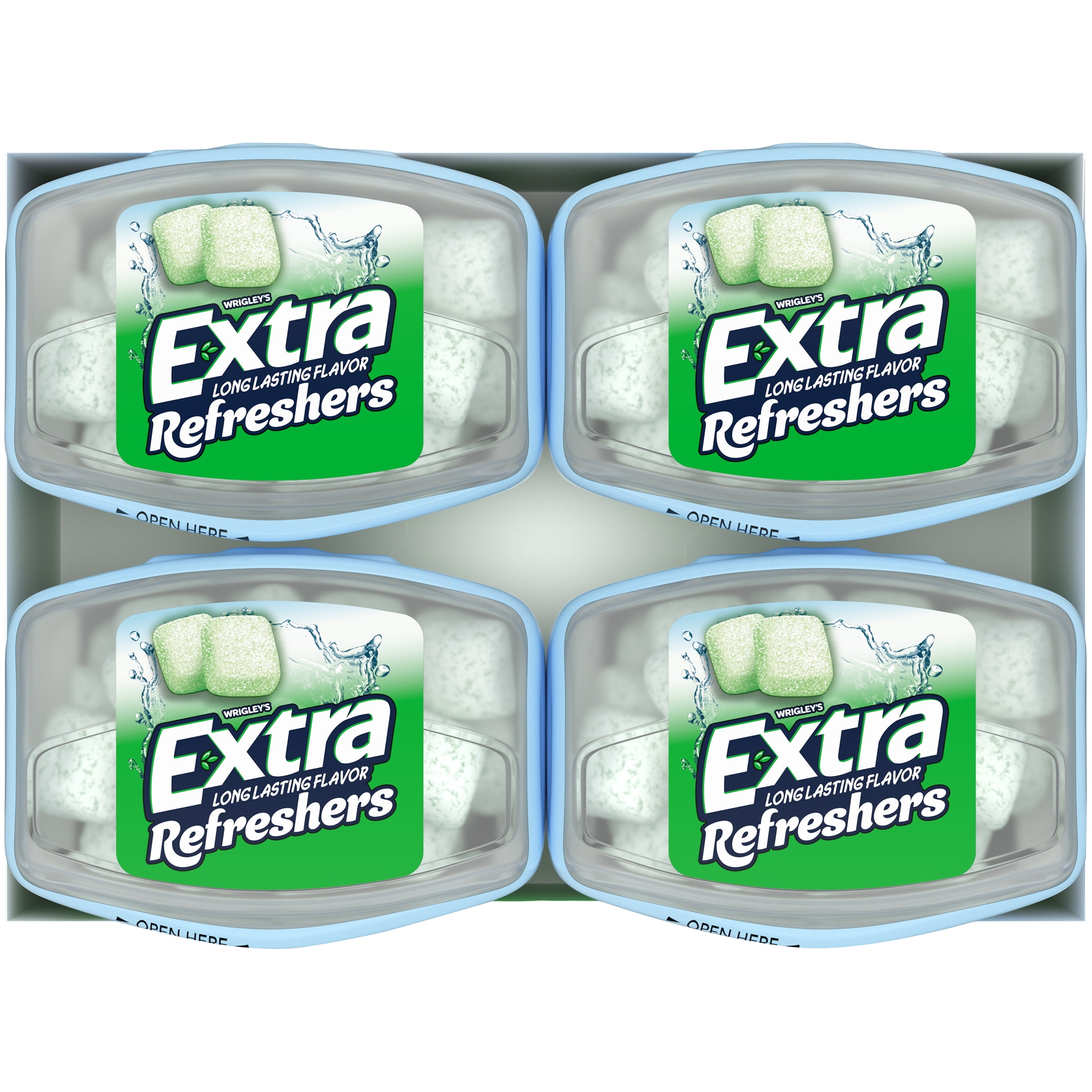 EXTRA Refreshers Spearmint Chewing Gum (40 Count, 4 Pack)