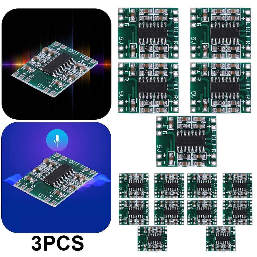 (HW-104 5 piezas) Placa amplificadora micro digital PAM8403 3W * 2 del ...
