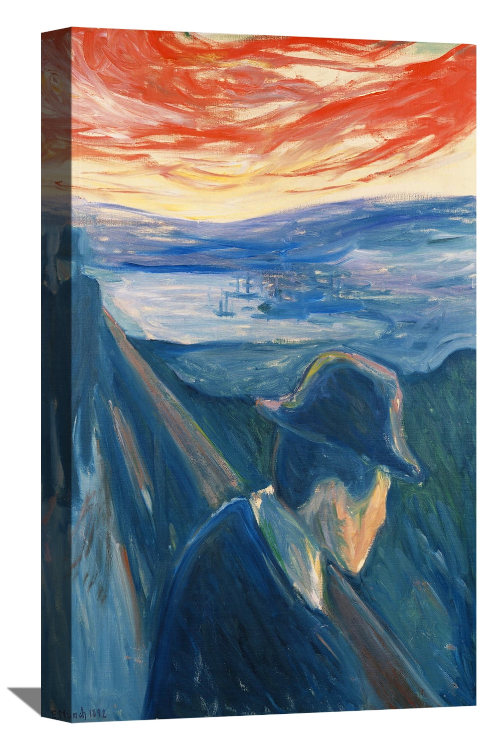 Edvard Munch Painting Art Print Ashes Canvas Art Print Framed Wall Art ...