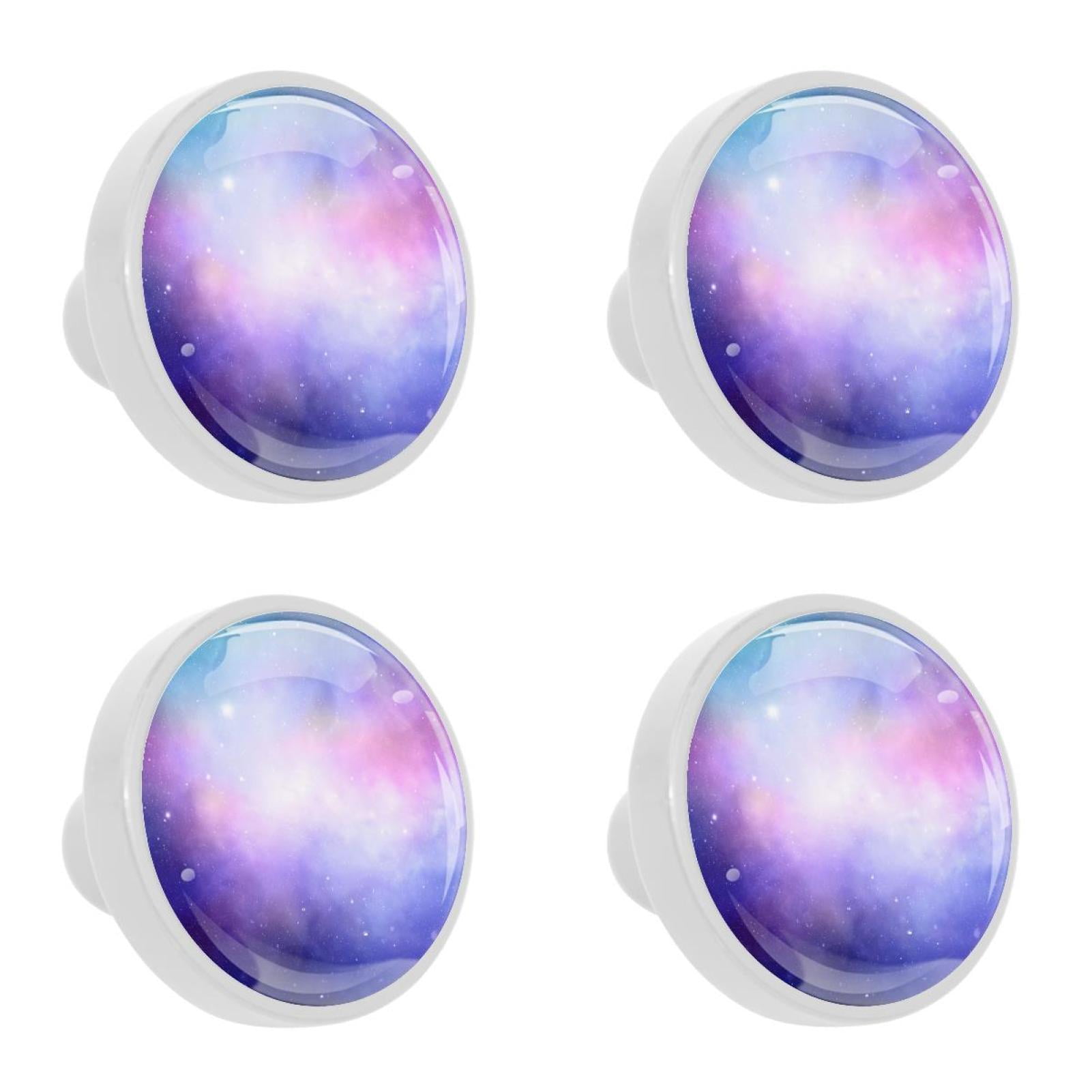 4 Pcs Galaxy Space Knobs for Kitchen Cabinet Cupboard Dresser Bookcase ...