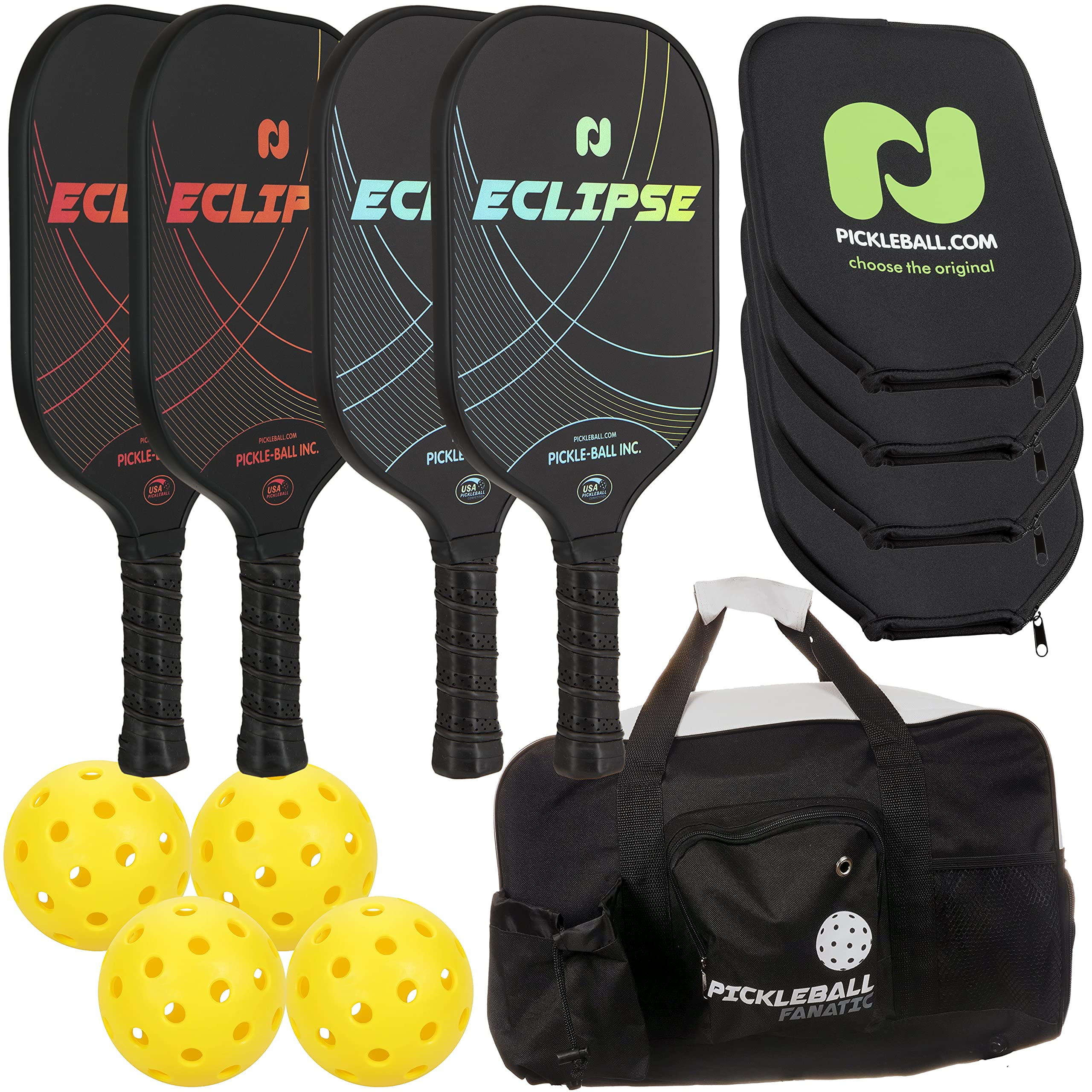 Champion Eclipse Graphite Pickleball Paddle Set | Includes 4 Paddles ...