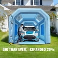 Inflatable Paint Booth 20x10x8ft, Car Spray Booth Tent with Blowers ...