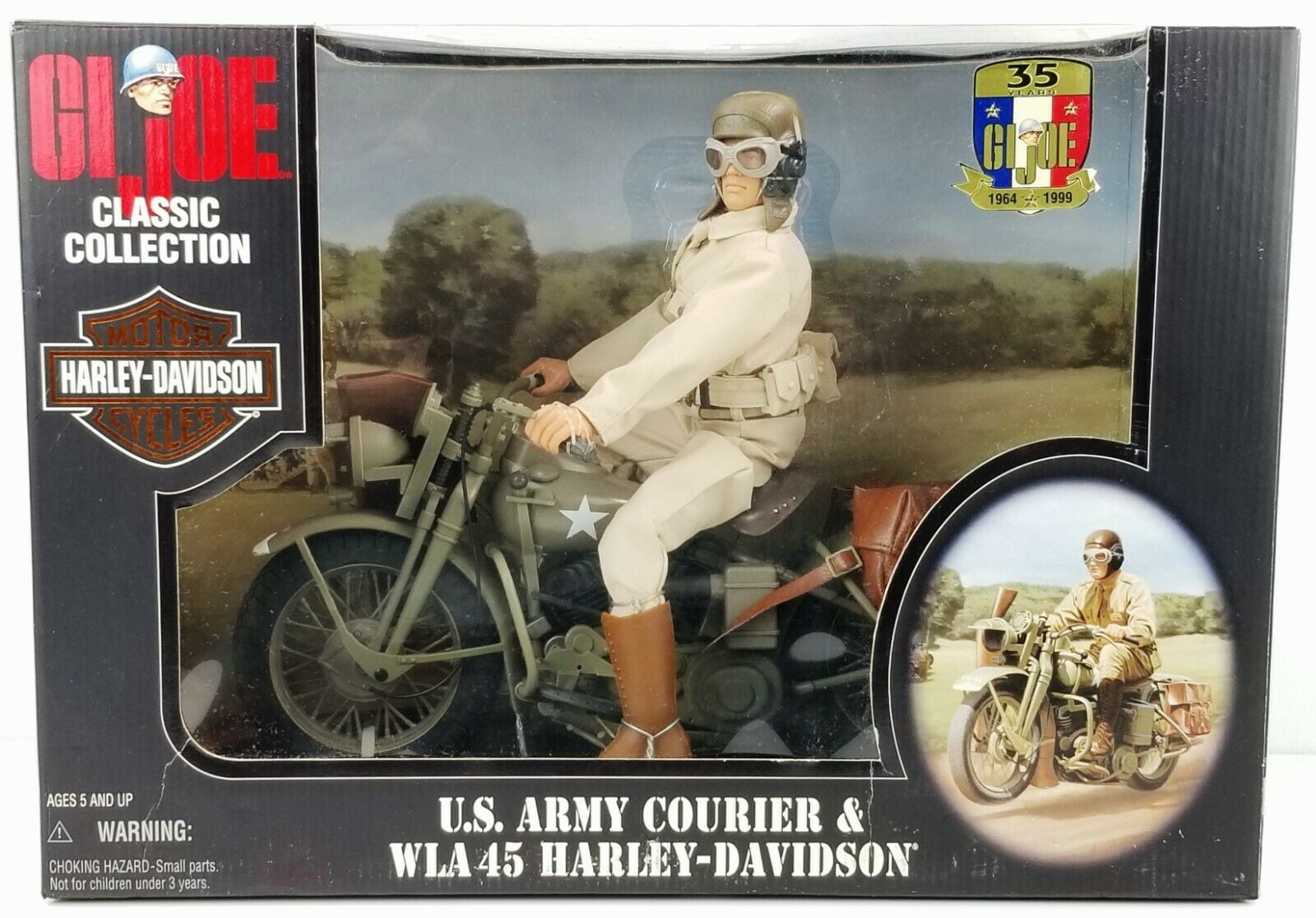 Toys Toys & Games GI Joe US Army Courier and WLA45 Harley Davidson ...