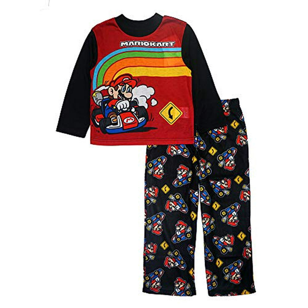 Super Mario Bros. - SUPER MARIO Boys' Mario and Bowser Two-Piece Pajama ...