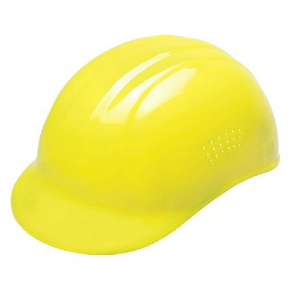 ERB SAFETY 67 Vented Bump Cap,Hi-Vis Yellow,Pinlock - Walmart.com ...