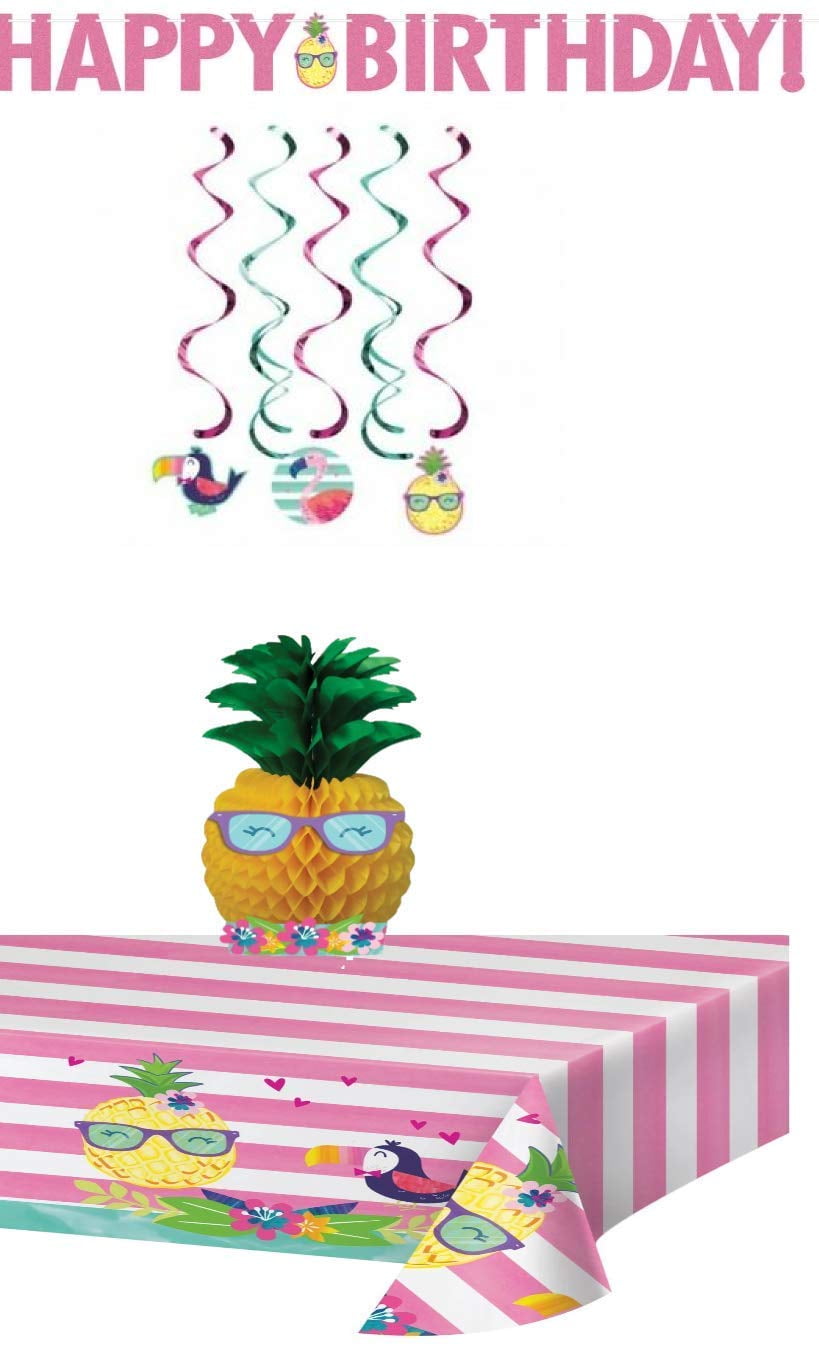Pineapple 'N' Friends Party Decoration Bundle - Walmart.com
