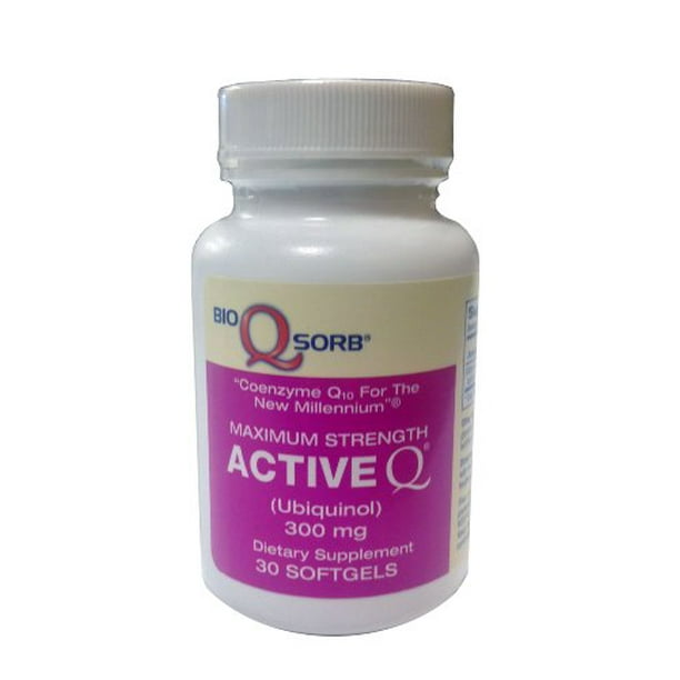 Active-Q Ubiquinol 300mg (30 Softgels) featuring Kaneka Ubiquinol CoQ10 ...