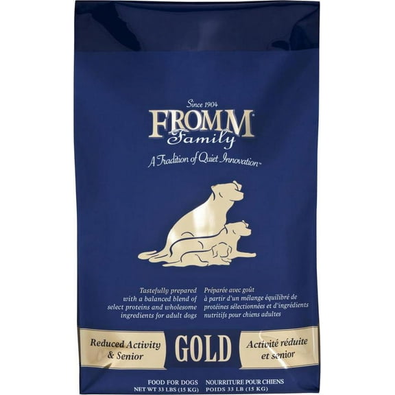 Fromm Fromm Gold Reduced Activity and Senior Formula Dry Dog Food 30 lb ...
