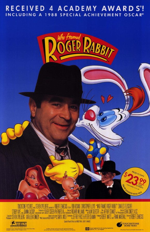 Who Framed Roger Rabbit - movie POSTER (Style B) (11" x 17") (1988 ...