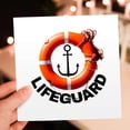 3drose, Orange Life Buoy Ring, Rope, Black Anchor, Text Lifeguard on ...