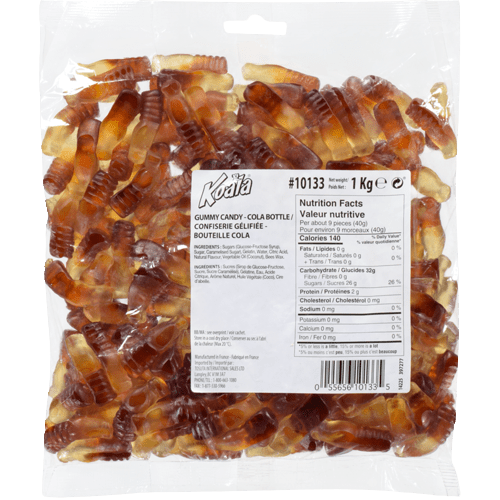 KOALA Candy Cola Bottles 1kg/2.2lbs - Classic Cola Flavor in Every Bite ...